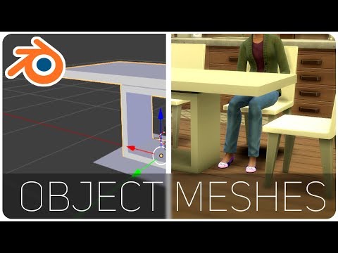Creating a Basic CC Object | The Sims 4 Tutorial (Meshing & Texturing)