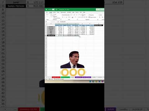 AutoSum trick in Microsoft Excel