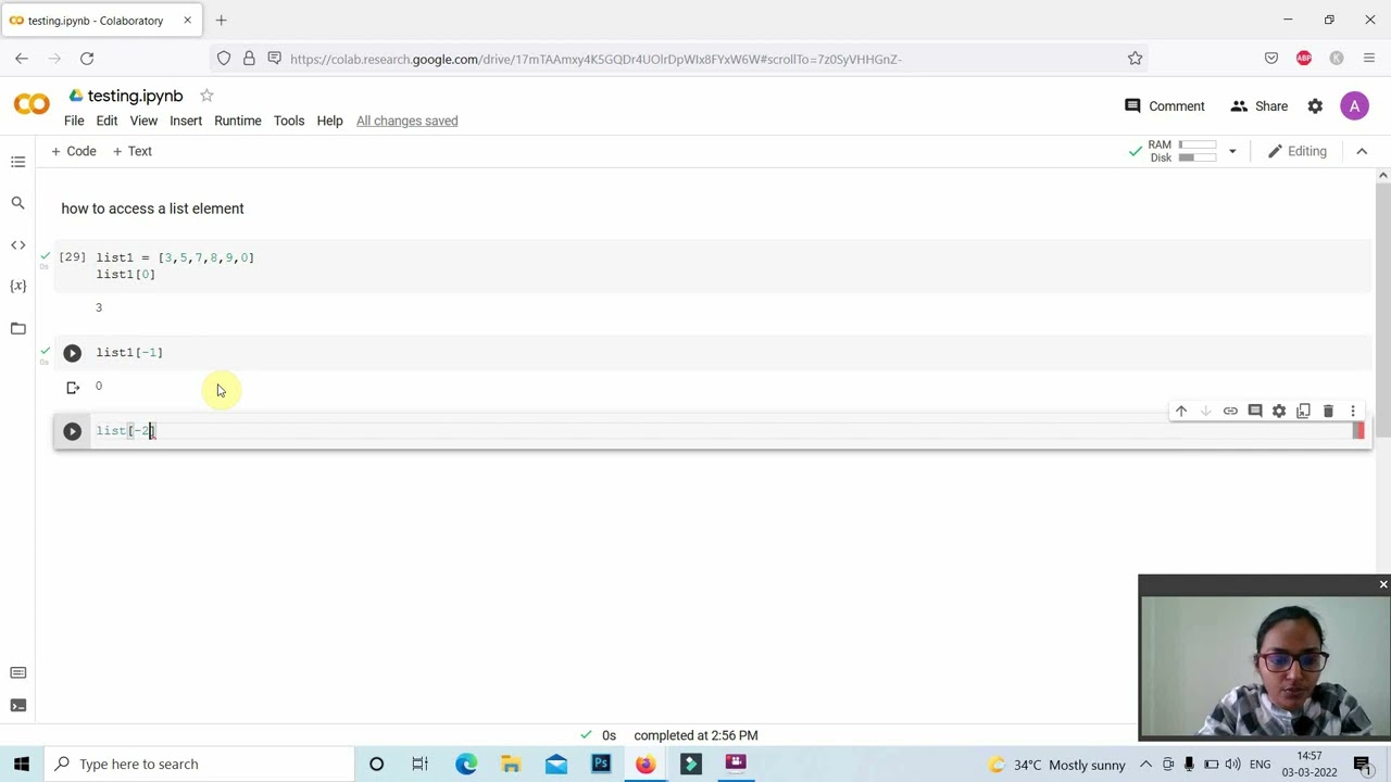 How to access List elements | Python Access List Items | How to access List elements in Python?