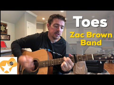 Toes | Zac Brown Band | Beginner Guitar Lesson