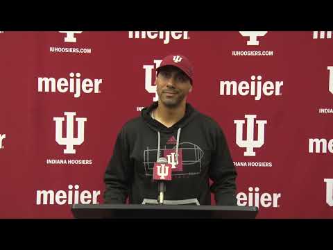 Watch: IU football wide receivers coach Anthony Tucker fall camp Q&A ...