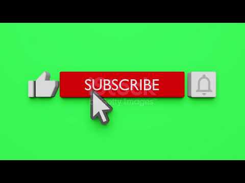Mouse Clicking A Like Button Subscribe Button And Bell Notification