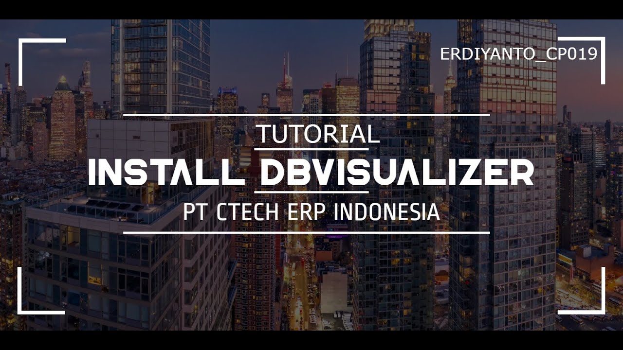 Tutorial DBVisualizer - installation and configuration to Odoo 14