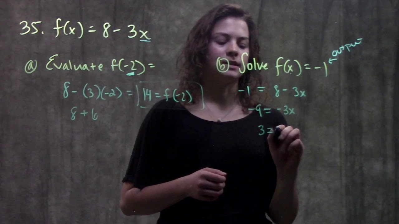 1.1 Functions and Function Notation (#35)