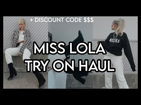 MISS LOLA TRY ON HAUL + DISCOUNT CODE | WINTER FASHION