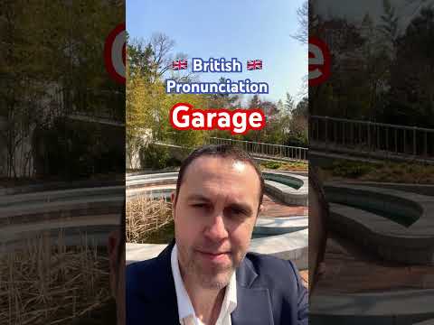 How do British people say GARAGE? 🇬🇧 #britishenglish #englishpronunciation #britishpronunciation