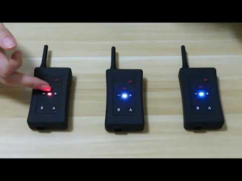 How to pair three FBIM referee intercom kit