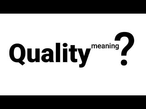 Quality Meaning Definition | EWM-English Word Meaning