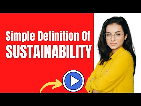 What does sustainability look like - Sustainability simple definition | Definition Youtube Channel