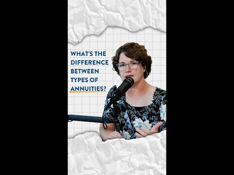 Advisor Explains Different Types of Annuities!
