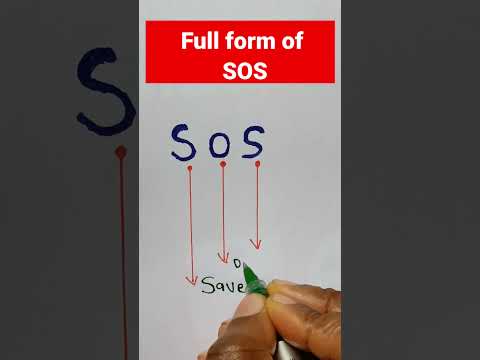 Full form of SOS.#shorts #fullform #sos