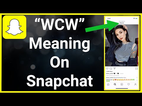 What Does WCW Mean On Snapchat