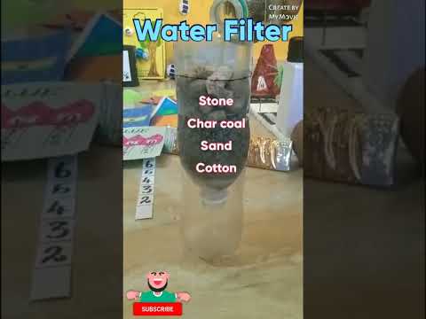 Home made water filter/ School project / kids project ideas / science project /New way of thinking