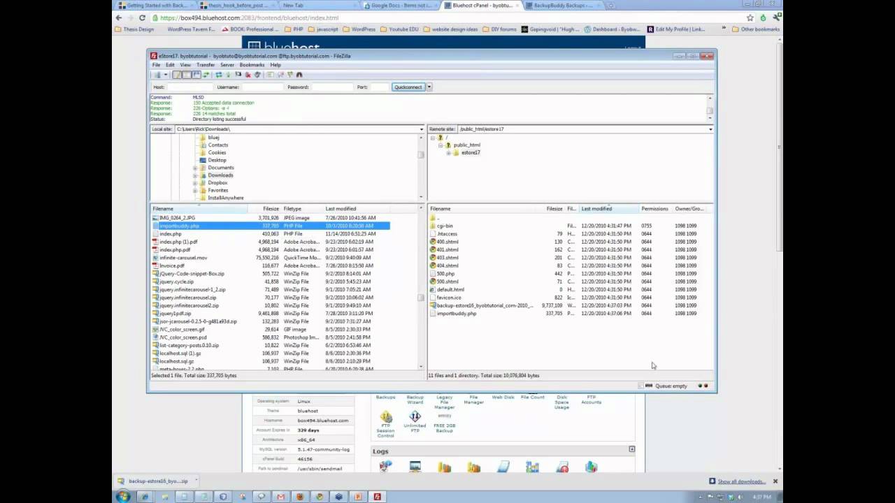 BackupBuddy Demonstration