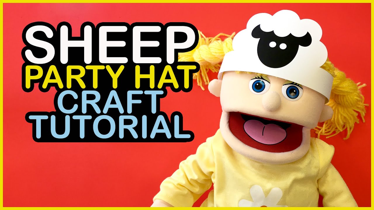 How To Make A Sheep Hat - Printable Craft Template - Farm Animal Crafts for Elementary Students