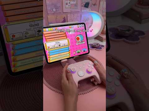 Trying this on my iPad 💕 gaming controller | iPad games | funlab firefly