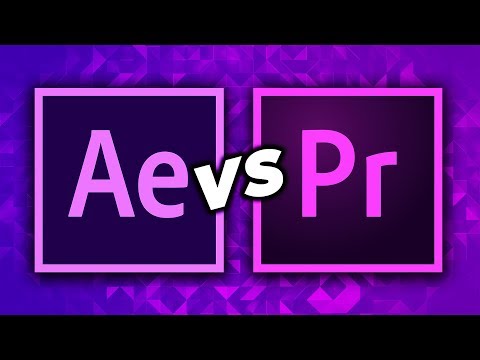 Adobe After Effects vs Adobe Premiere Pro CC 2018-2019 (Whats the Difference)