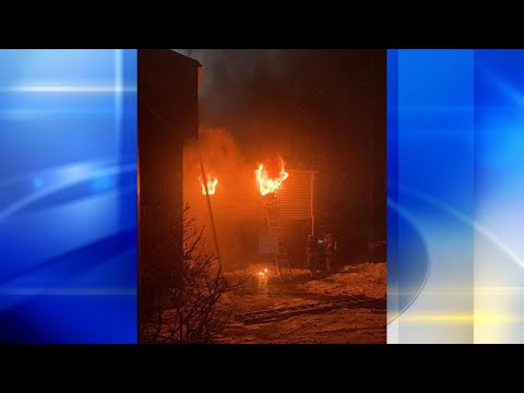 Flames shoot from back of home in McCandless