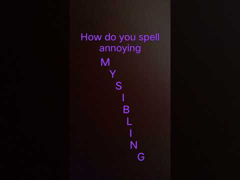 how to spell annoying