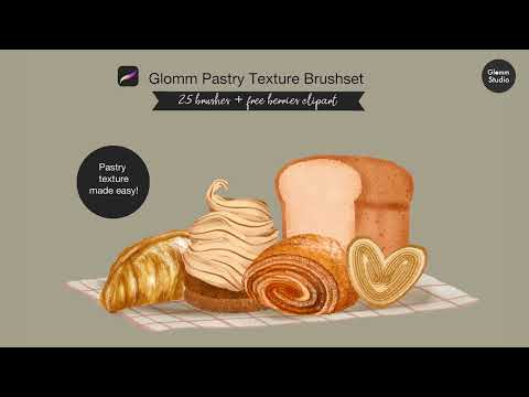 Glomm Pastry Brushset Tutorial for Procreate