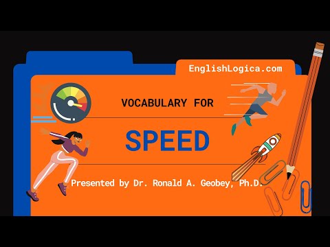 Vocabulary Related to 'Speed' | Synonyms & Idioms for Speed | Vocabulary Builder