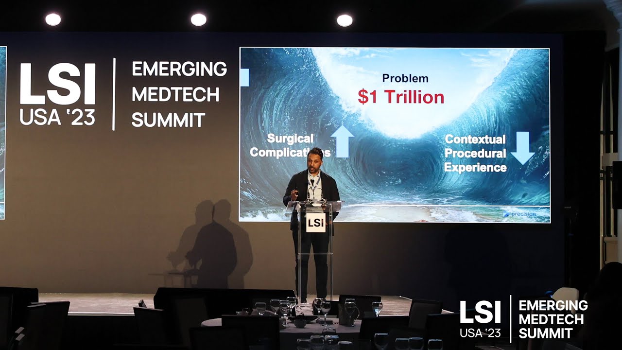 Danny Goel Presents PrecisionOS at LSI USA '23 - Life Science Intelligence