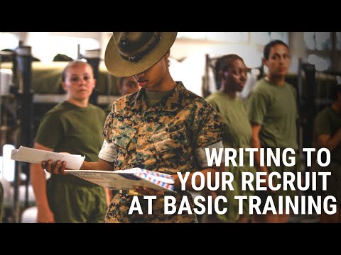 Writing Your Recruit At Basic Training