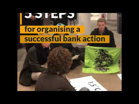 5 steps for organising a successful bank action