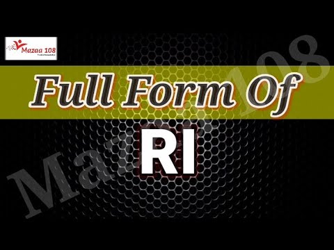 full form of RI | RI full form | full form RI | RI Means | RI Stands for | Meaning of RI | Mazaa108