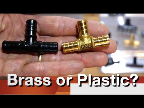 PEX Fittings & Well Water: Brass or Plastic?