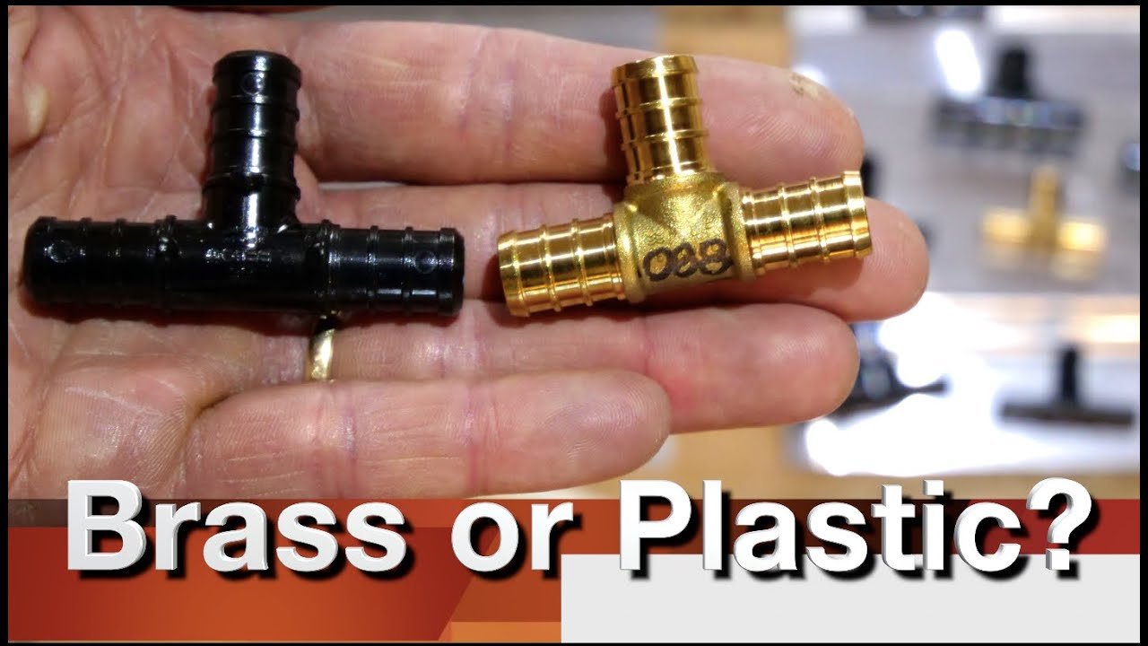 PEX Fittings & Well Water: Brass or Plastic?