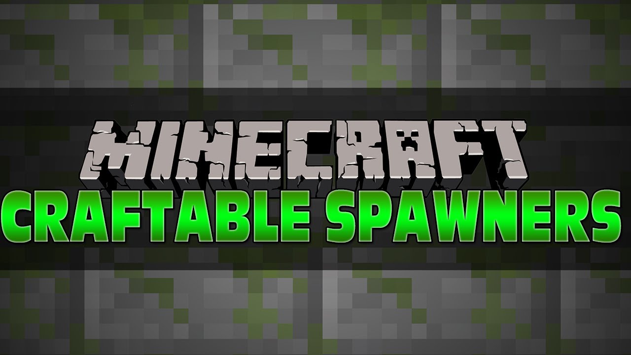 Minecraft Mod Review: Craftable Spawners - CRAFT SPAWNERS!