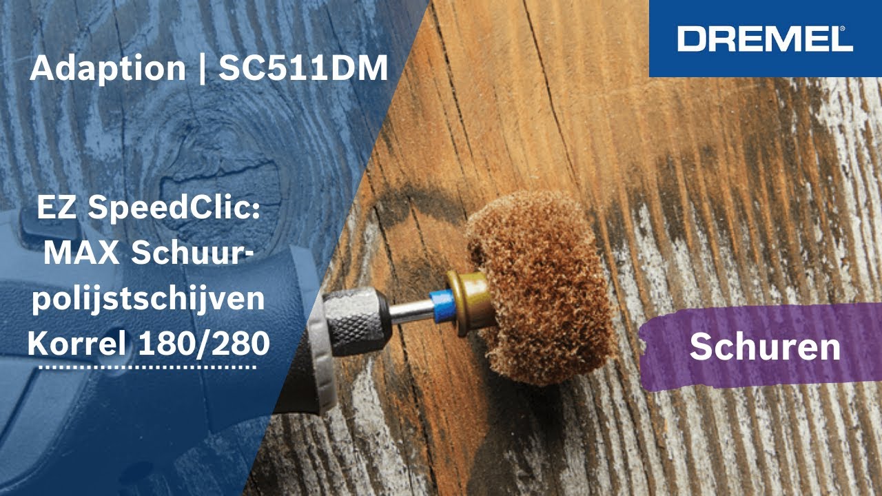Schuur-polijstschijven voor afwerken korrelgrootte 180 en 280: DREMEL ...