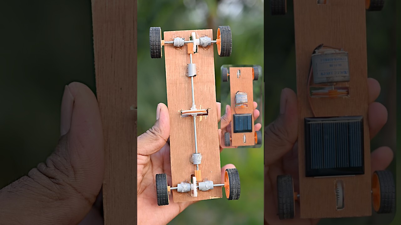 Making a 4x4 Car Using Gears | DIY Off-Road Vehicle Project #shorts #trending #cars #project