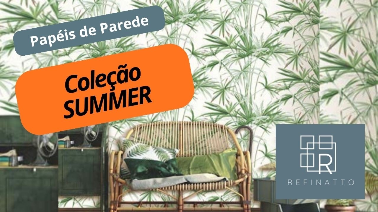 Coleção Summer: Papéis de Parede que Transformam Ambientes