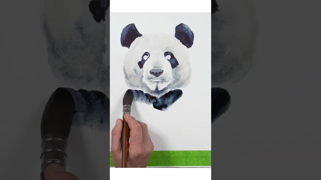 Watercolor Panda