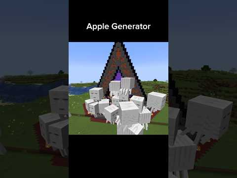 Apple Generator π #minecraft #gaming