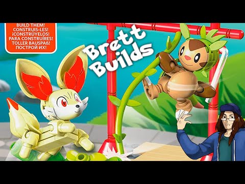 Chespin and Fennekin Mega Construx Speed Build. Tag Team Pokemon & Terrain set.