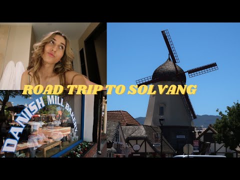 EXPLORING SOLVANG, SWITCHING HOTELS + GRWM | Jillian Kay Vlogs