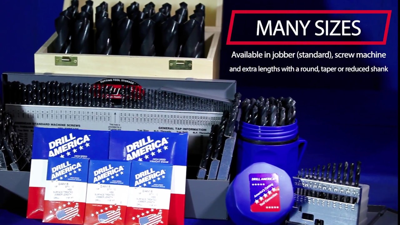 Black Oxide Drill Bits from Drill America