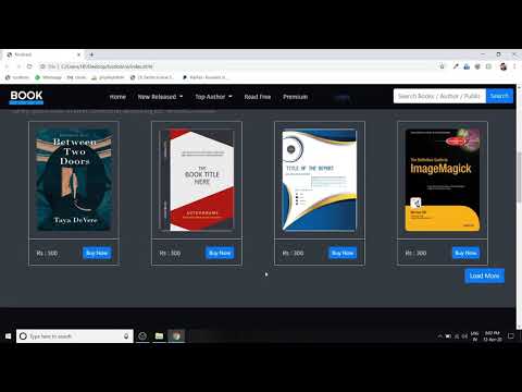 Top Best E - Commerce Book Store Website Template...