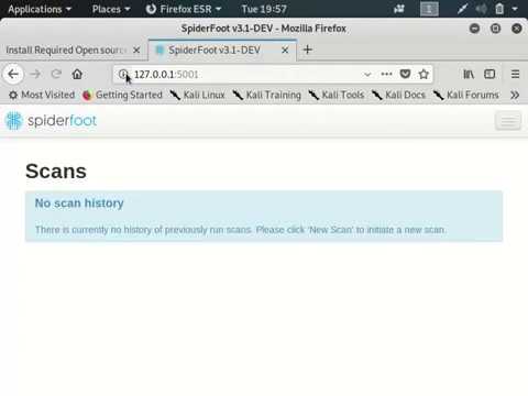 Install, setup and use Open-source intelligence(OSINT) Tool Spiderfoot
