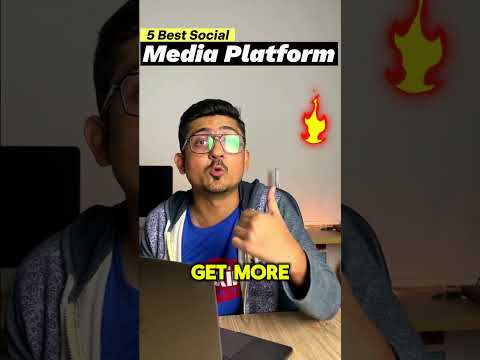 5 Best Social Media Platform #socialmedia #socialmediaplatform #bestplatform