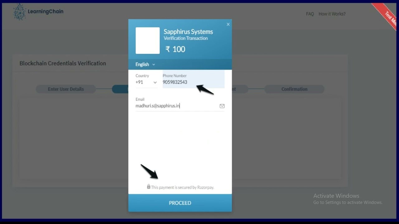 Blockchain Powered Digital Certificates Demo - LearningChain
