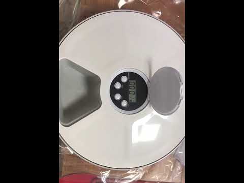 Pet Automatic Feeder Round Timing Feeder 6 Meals 6 Grids Dog Cat Electric Dry Food Dispenser