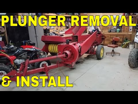 New Holland Baler Plunger removal and bearing replacement