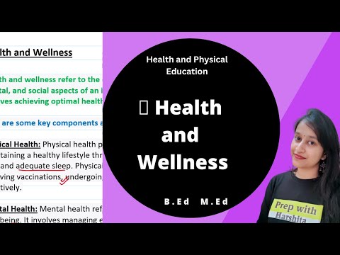 Health and Wellness | Health and Physical Education