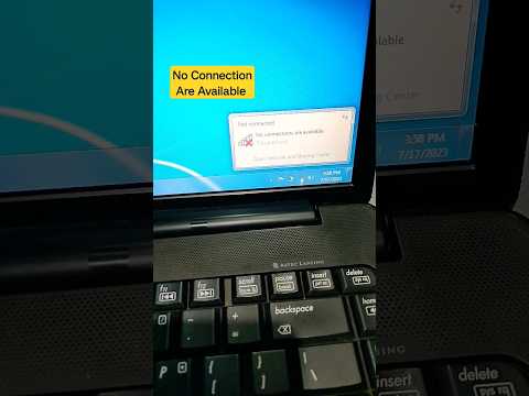 No Connection Are Available Fix100% | Compaq Laptop Wifi Not Working#macnitesh#2023shorts