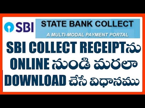 Download sbi collect payment receipt whenever you want .......