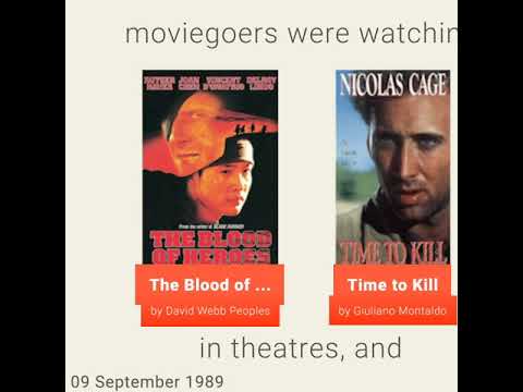 September 9, 1989 - This day in 30 sec. - Takemeback.to